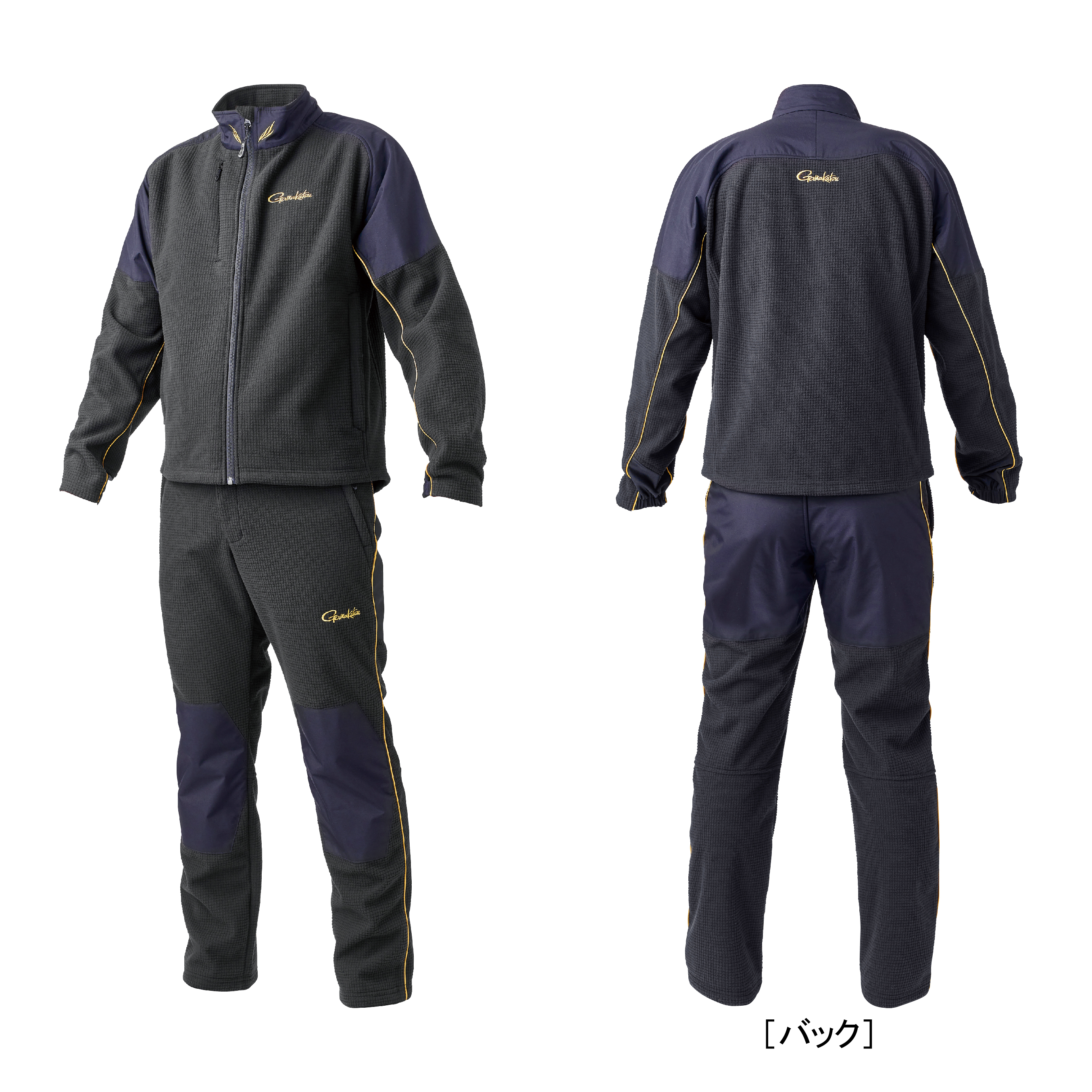 がまかつ  アルテマシールドプロオールウェザースーツ GM3798  L  ブラック×ゴールド アルテマシールドプロオールウェザースーツ GM3798 | がまかつ
